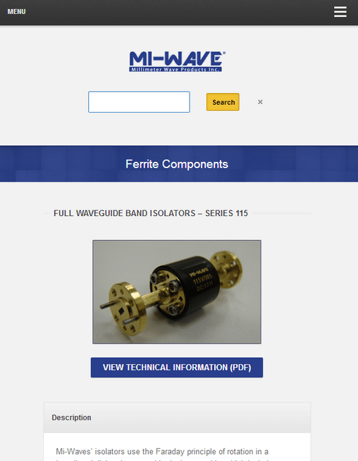 MI-Wave Mobile App available for Android - Millimeter Wave Products ...