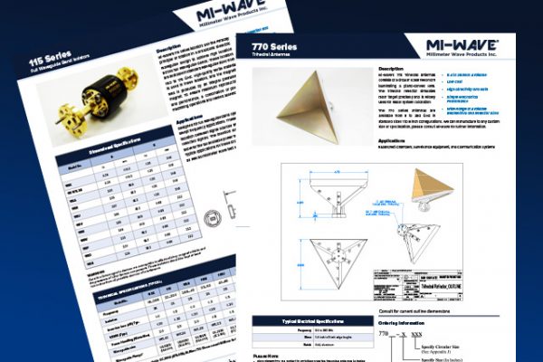 Millimeter Wave Products | Waveguide Products | MM Wave Components