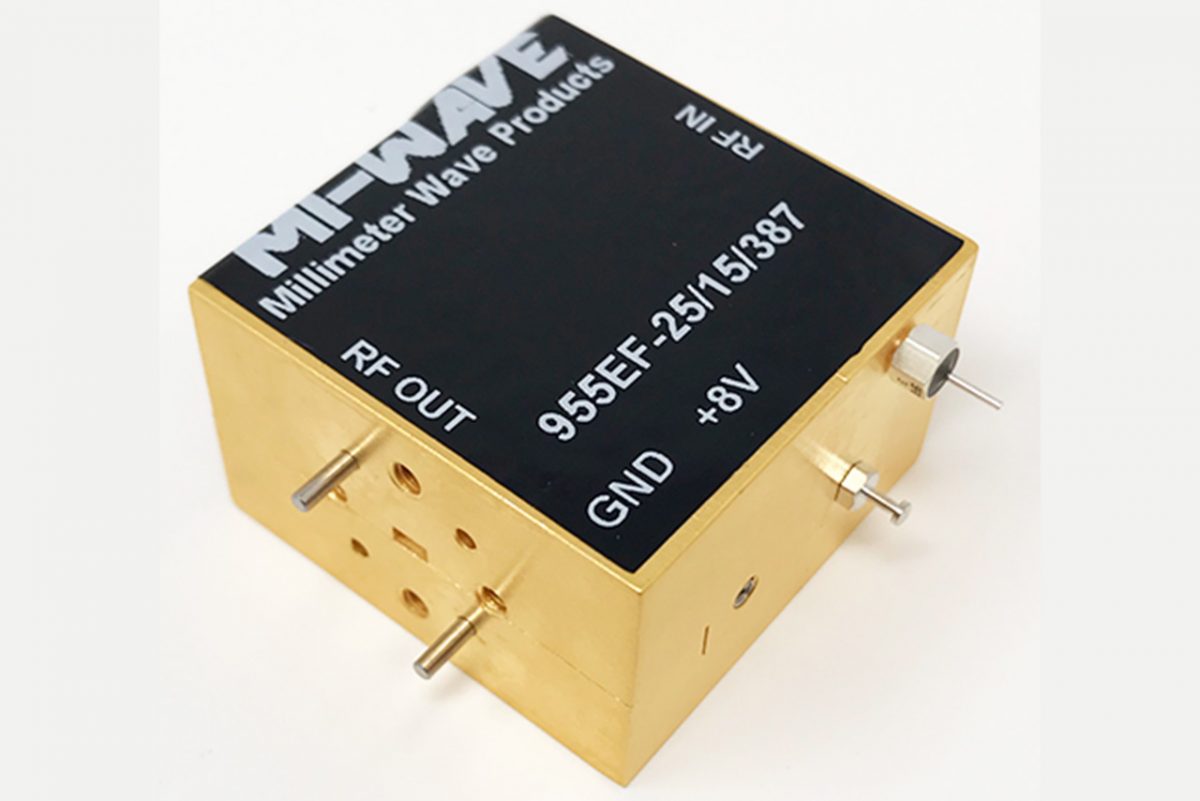 955EF-25-15-387, RF Power Amplifier, 60GHz - 90GHz, Small Signal Gain ...