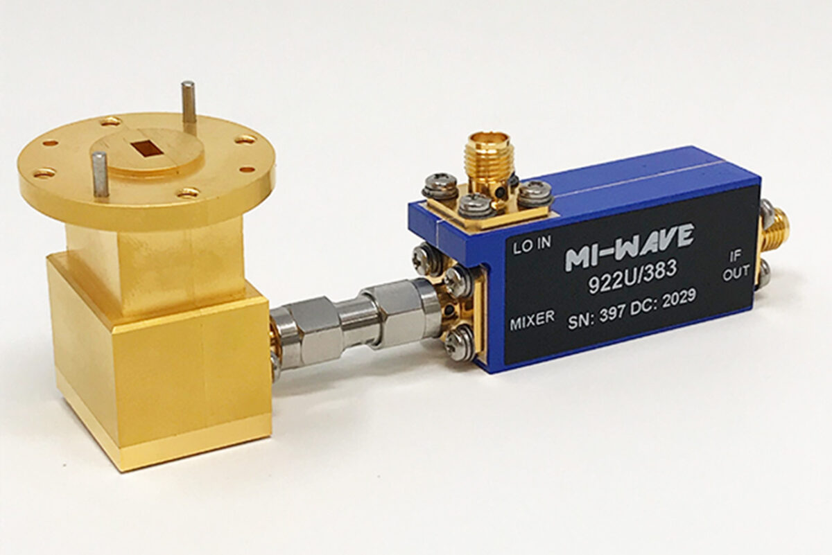 922U-383, Harmonic Mixers with Diplexer, RF Frequency 40 GHz 60 GHz, LO ...