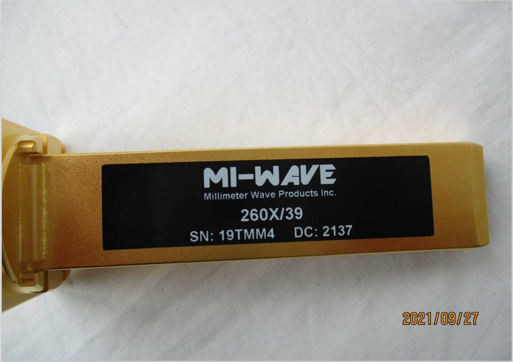 X-Band Waveguide Probe Antenna | 8.2 GHz - 12.4GHz
