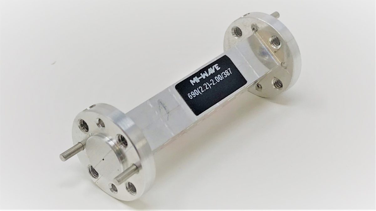 Waveguide Straight Sections | 8.2GHz-500GHz | E-Plane Straights