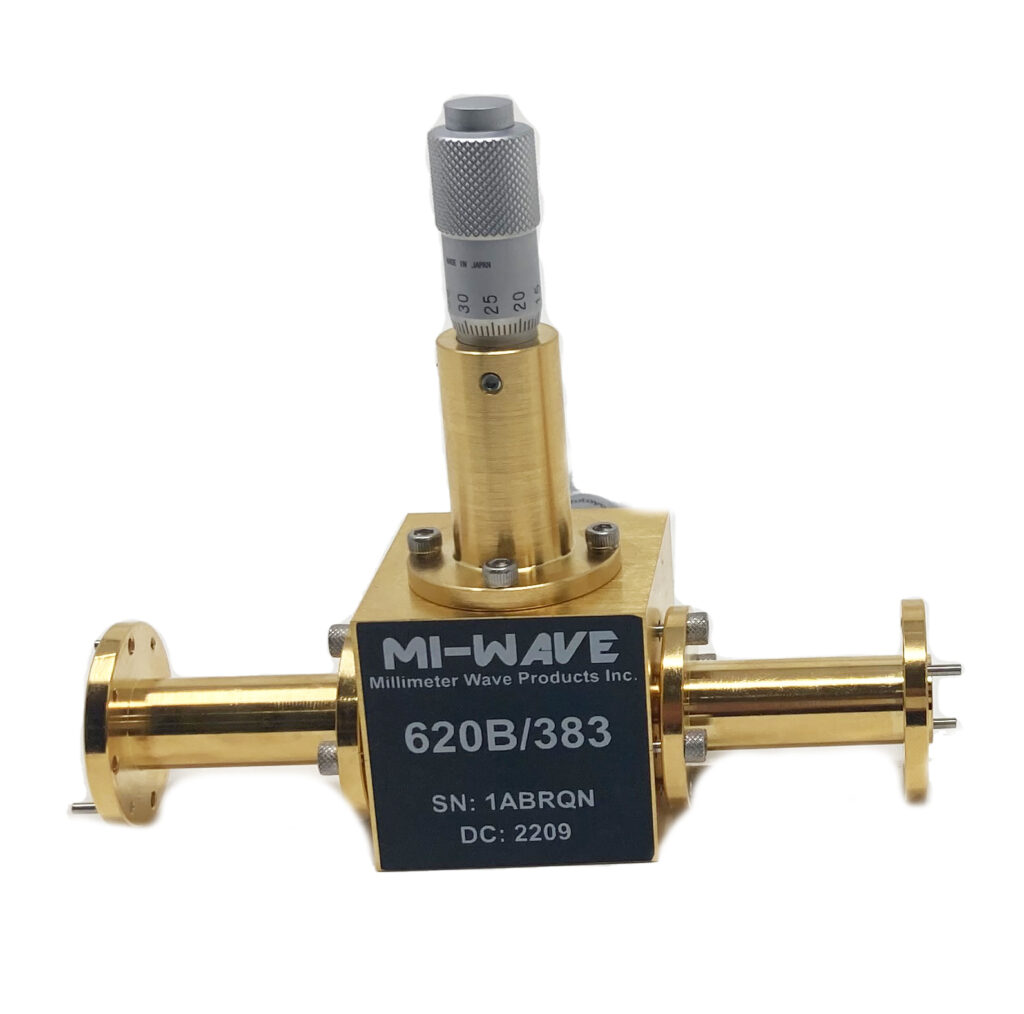 620B/383 E/H Plane Tuners, 33-50 GHz, WR-22 Waveguide,UG-383/U-M