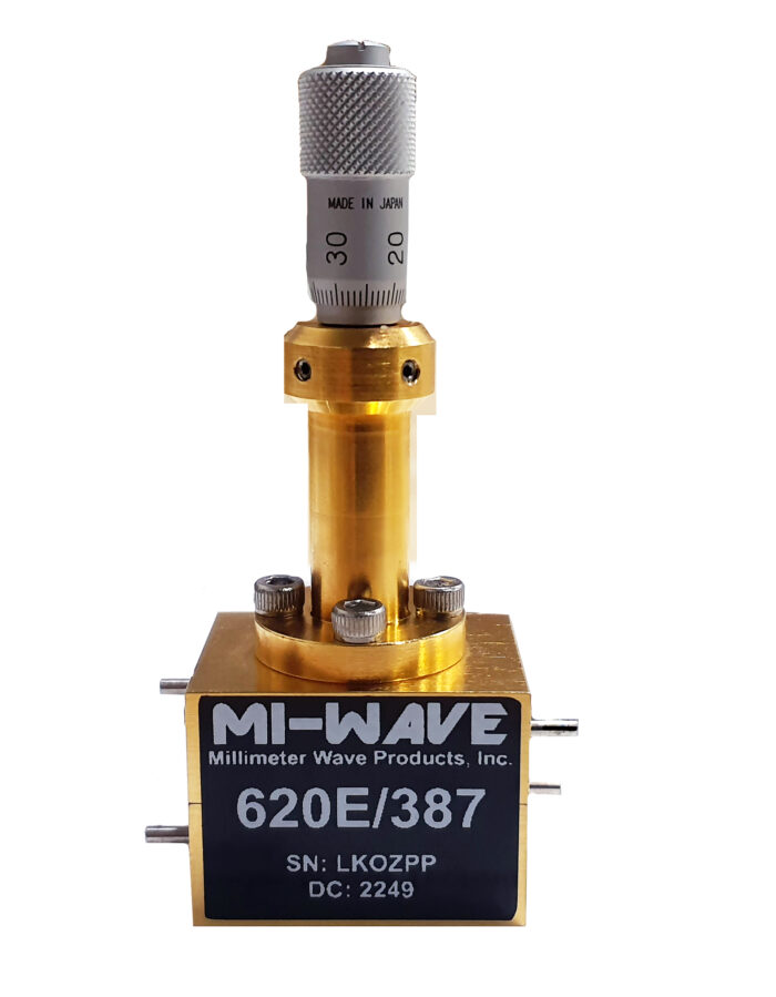 620E/387 E/H Plane Tuners, Frequency 60-90 GHz, WR-12 Waveguide, UG-387/U
