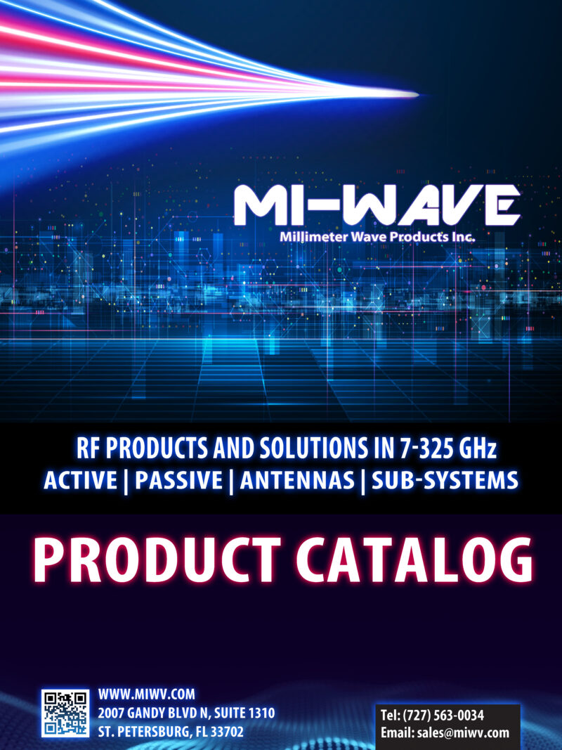 Catalog - Millimeter Wave Products | Waveguide Products | MM Wave Components